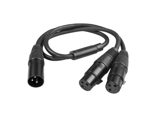 Click here for 50cm 3Pin XLR Male To Dual XLR Female Y-Splitter C... prices