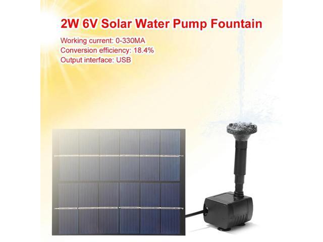 Click here for 2W 6V Solar Fountain Water Pump Panel Home Garden... prices