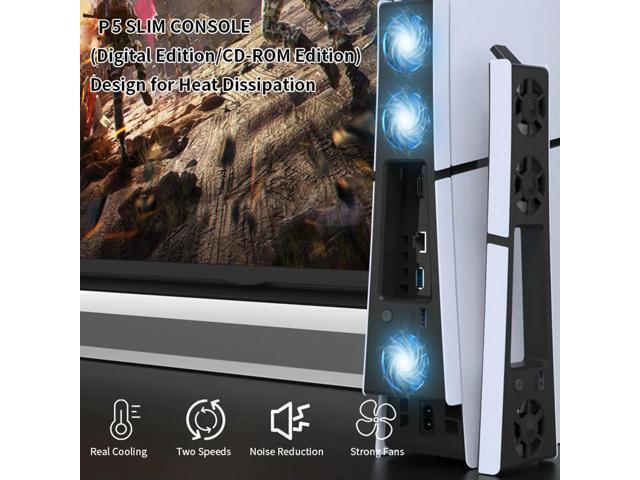Click here for Silent Enhanced Cooling Fan for PS5 Slim Console(D... prices