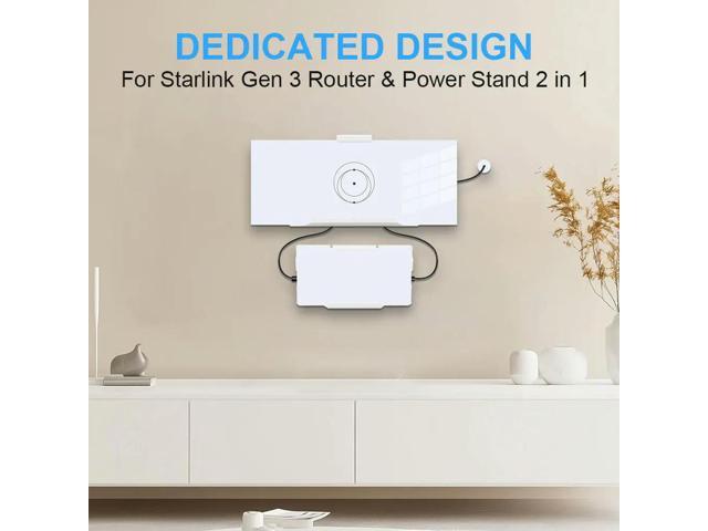 Click here for For Starlink Gen 3 2-in-1 Router Wall Mount and Po... prices
