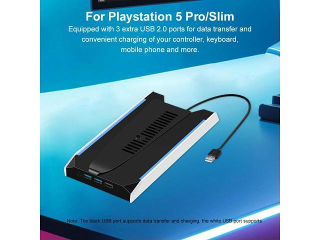 Click here for For PS 5 Slim/PS 5 Pro RGB Base Stand with 3 USB 2... prices