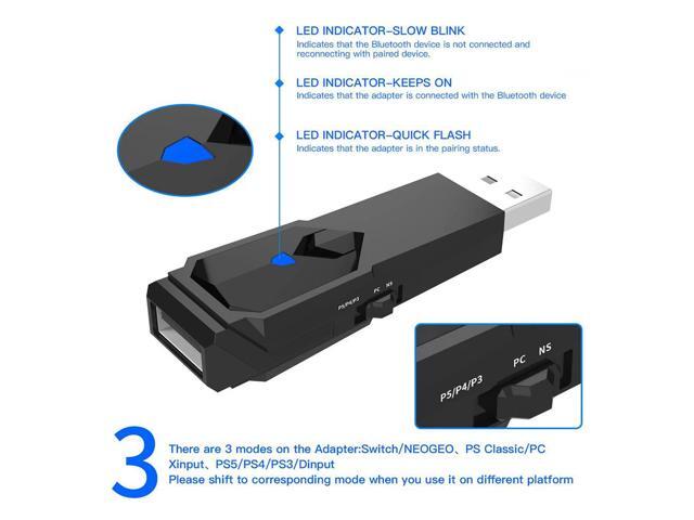 Click here for USB Gamepad Converter Bluetooth-Compatible/Wired W... prices