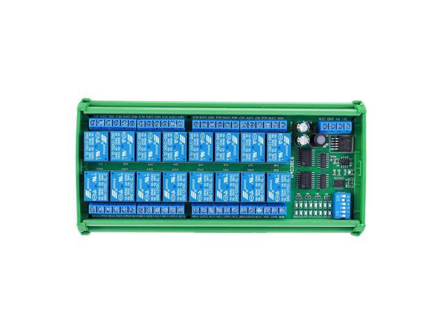 Click here for 16 Channel DC 12V RS485 Relay Module Modbus RTU PL... prices