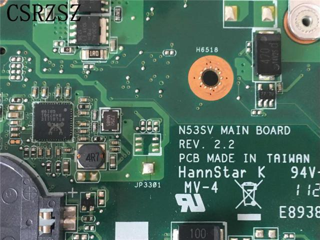 Click here for For Mainboard For N53SV Laptop motherboard REV 2.2... prices