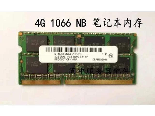 Click here for For Micron 4G 2RX8 PC3-8500S 1066 MT16JSF51264HZ-1... prices