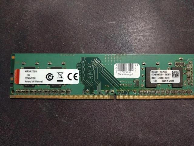 Click here for For DDR4 4G PC4-2400 KVR24N17S8/4 desktop computer... prices