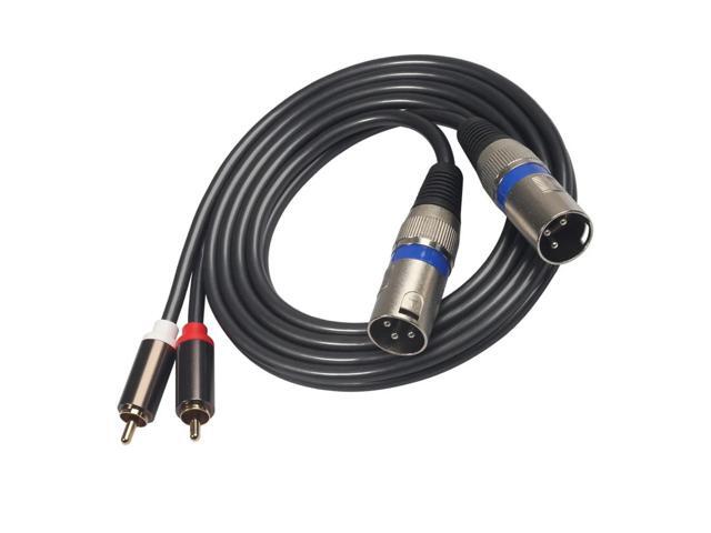 Click here for Dual XLR Male To Dual RCA Male Audio Cable 1.5m/4.... prices