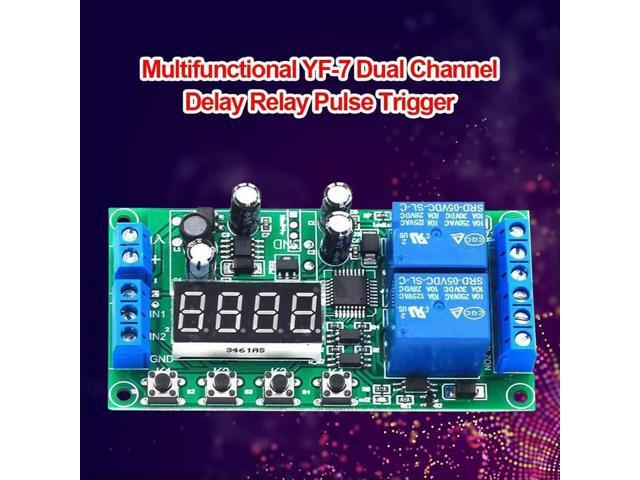 Click here for YF-7 2-Channel Delay Relay Board Pulse Trigger Cyc... prices