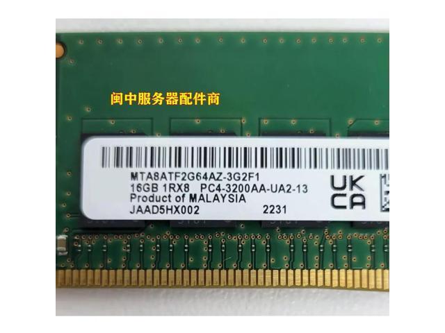 Click here for For Micron 16G 1RX8 PC4-3200AA UDIMM MTA8ATF2G64AZ... prices