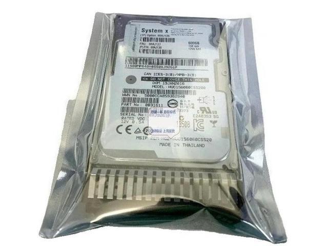 Click here for 600G SAS 2.5 15K 00AJ126 00AJ127 M5 X6 Hard Drive prices