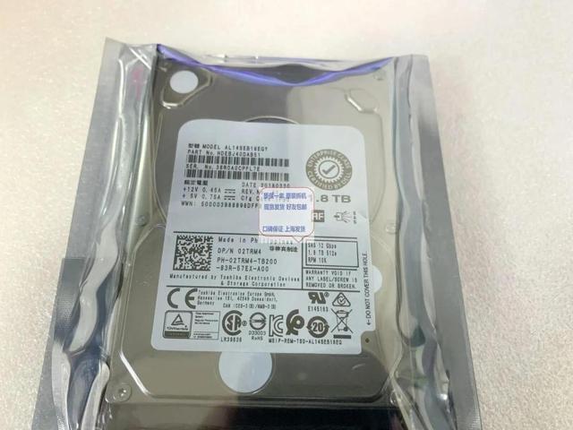 Click here for 02TRM4 1.8T 10K SAS 12G 2TRM4 AL14SEB18EQY R740 73... prices