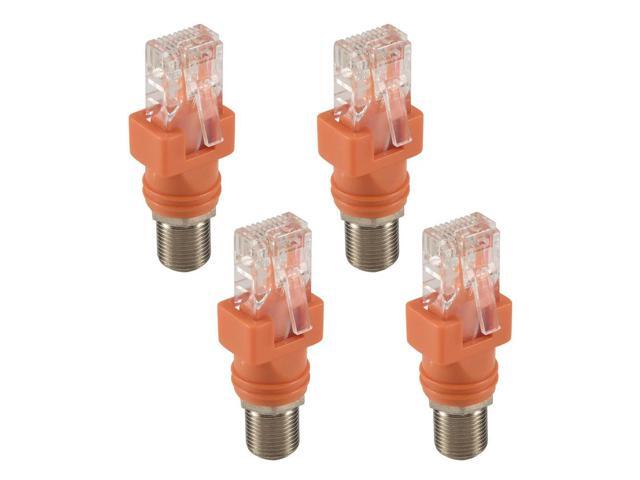 Click here for Coaxial to Ethernet Adapter  4 Pack Coax RF F Fema... prices