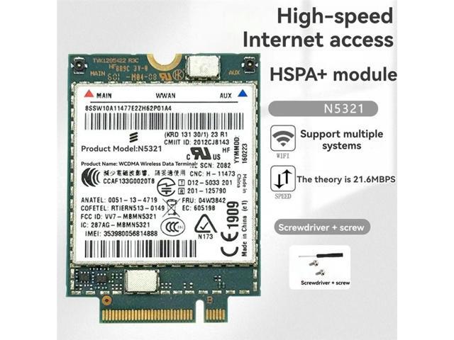 Click here for N5321 FRU 04W3842 3G Wireless Card Adapter WWAN Ca... prices