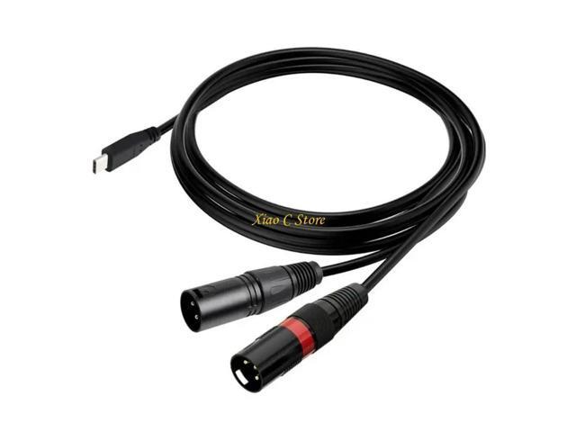Click here for Durability USB C To 2XLR Male Output Cable For Amp... prices