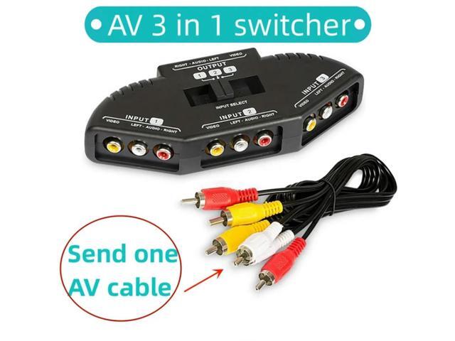 Click here for 3-Way Audio Video AV Switch Selector Box Splitter... prices