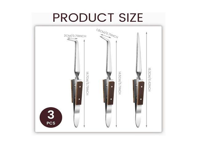 Click here for 3Pcs Precision Reverse Tweezers Non-Conductive  He... prices