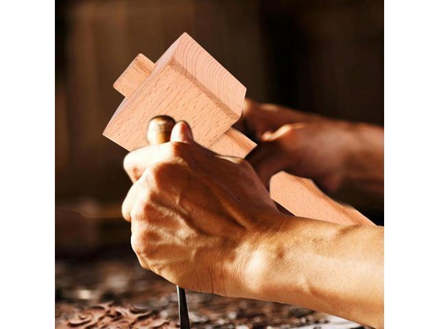Click here for 250mm Beech Solid Carpenter Wood Wooden Mallet Ham... prices