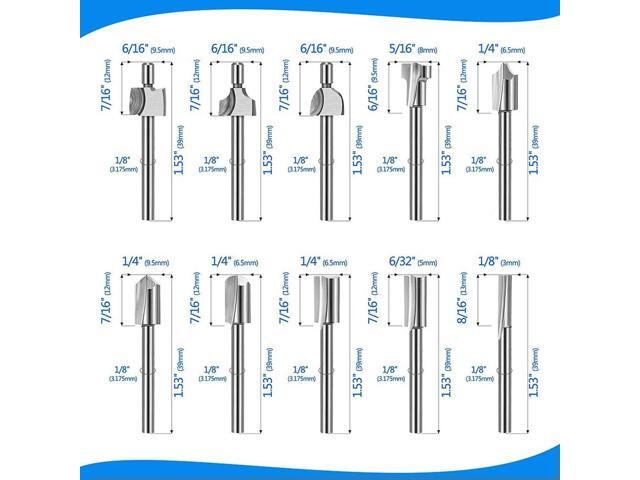 Click here for 20Pc HSS Router Carbide Engraving Bits for Dremel... prices