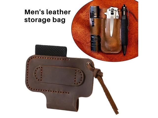 Click here for Handmade Leather Sheath Folding Knife Flashlight H... prices