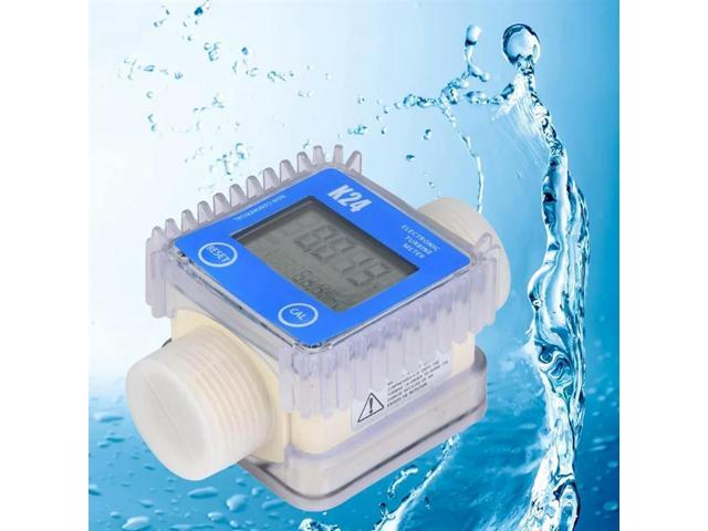 Click here for Digital K24 Turbine Oil Fuel Flow Meter Gauge LCD... prices