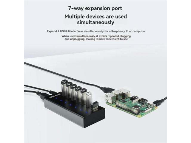 Click here for Industrial USB HUB 7-CH USB 2.0 Expansion Port Ada... prices