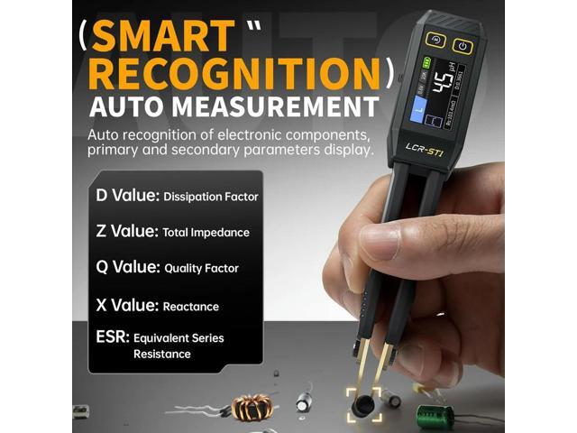Click here for FNIRSI LCR-ST1 10KHz LCR Meter Tweezer  Mini Smart... prices