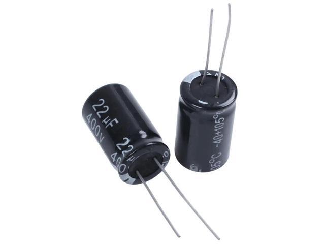Click here for 100 Pcs 22Uf 400V 105C Radial Electrolytic Capacit... prices