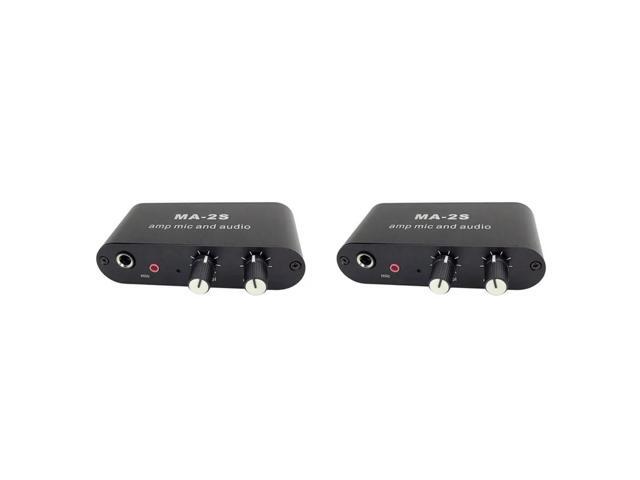 Click here for 2X 3.5Mm Condenser Microphone Amplifier Headphone... prices