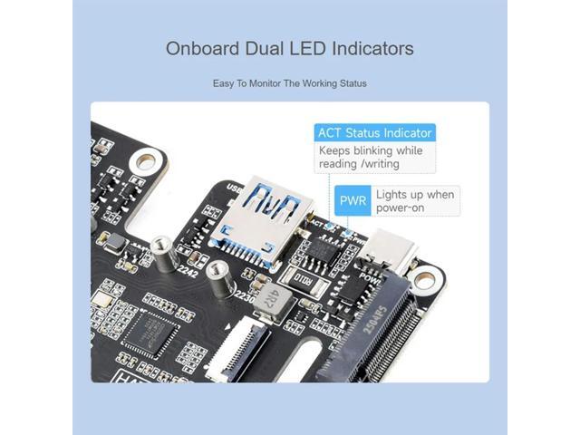 Click here for Pcie To M.2 USB HAT+ For Raspberry Pi 5 Supports N... prices