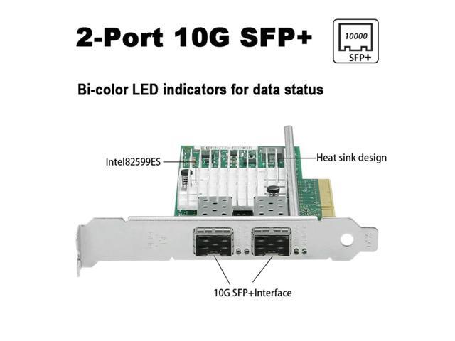 Click here for X520-DA2 10Gbe Dual Port SFP Network Card Dual SFP... prices