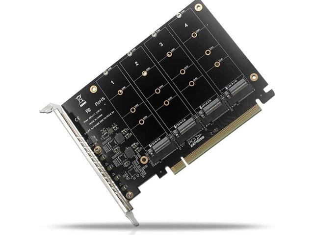 Click here for 3X PH44 NVME 4-Disk Array Card PCIE Split Array Ca... prices