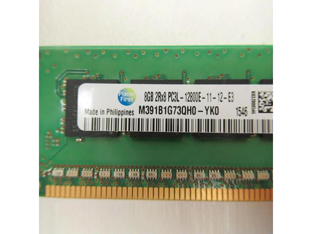 Click here for 1PCS RAM 8GB 8G 2RX8 PC3L-12800E UDIMM ECC 1600 DD... prices