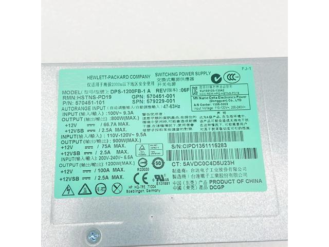 Click here for DPS-1200FB-1 A For Server Power Supply 579229-001... prices