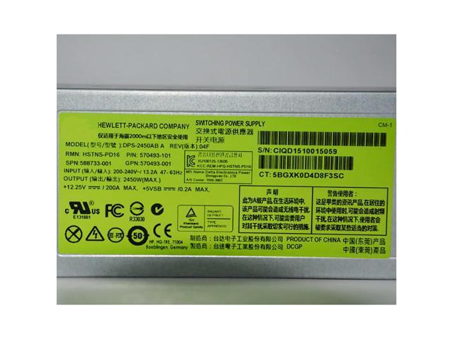 Click here for DPS-2450AB A For C7000 Server Power Supply 588733-... prices