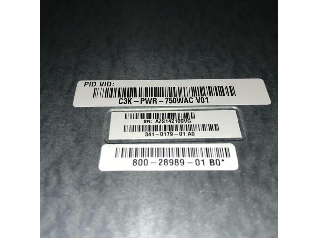 Click here for C3K-PWR-750WAC For 3560E-48PD/24PD 3750E Switch Po... prices