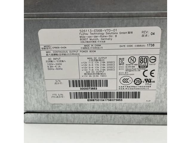 Click here for For Fujitsu CPB09-043A 800W R920 M720 Medical Powe... prices