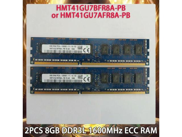 Click here for 2PCS 8GB DDR3L 1600MHz ECC RAM For SK Hynix HMT41G... prices