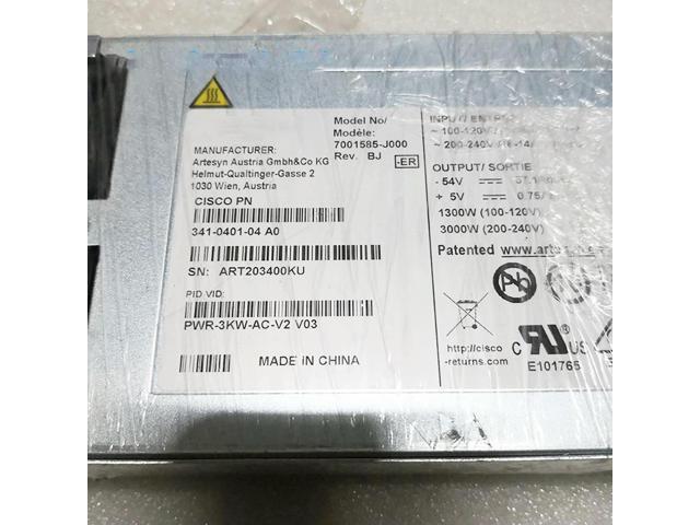 Click here for For Power Supply 341-0401-03 3000W PWR-3KW-AC-V2 prices