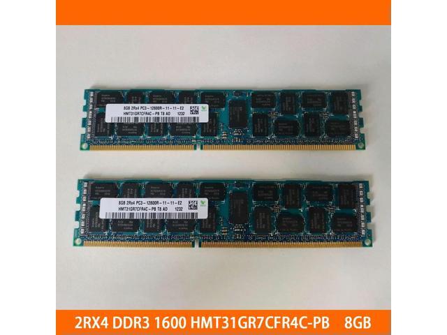 Click here for 1PCS 2RX4 PC3-12800R DDR3 1600MHZ HMT31GR7CFR4C-PB... prices