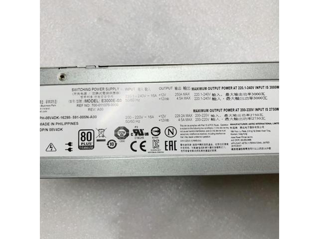 Click here for E3000E-S0 For M1000E 3000W Server Power Supply 8V4... prices