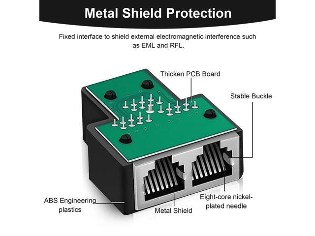Click here for Ageryu LAN Ethernet Adaptador RJ45 Male To 2 Femal... prices