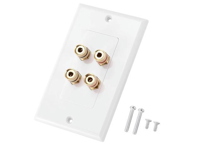 Click here for N33R_4 Posts Speaker Wall Plate Home Theater Wall... prices