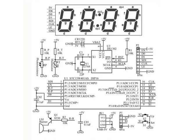 Click here for Colorful Digital Clock Parts Colorful RGB Digital... prices