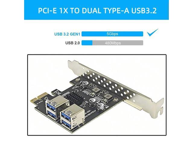 Click here for Ageryu PCI-E 1X To 4 Port USB 3.0 Expansion Card U... prices