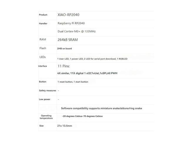 Click here for Ageryu For Pi Pico 2 XIAO RP2350 Arm Cortex-M33 An... prices