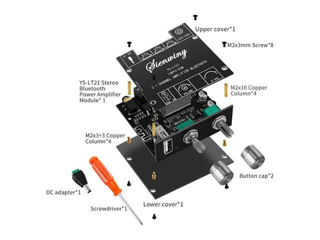 Click here for Ageryu YS-LT21 2.1 Channel Bluetooth Amplifier Boa... prices