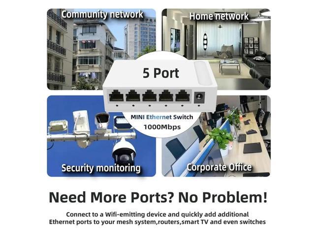 Click here for Ageryu 1000Mbps Network Ethernet Switch 8 Port Net... prices