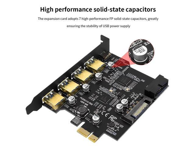 Click here for USB 3.0 PCI-E Type C Expansion Card PCI-E 1X To US... prices
