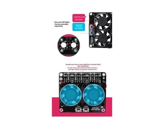 Click here for Ageryu GPIO Extension Board Dual Cooling Fan For P... prices