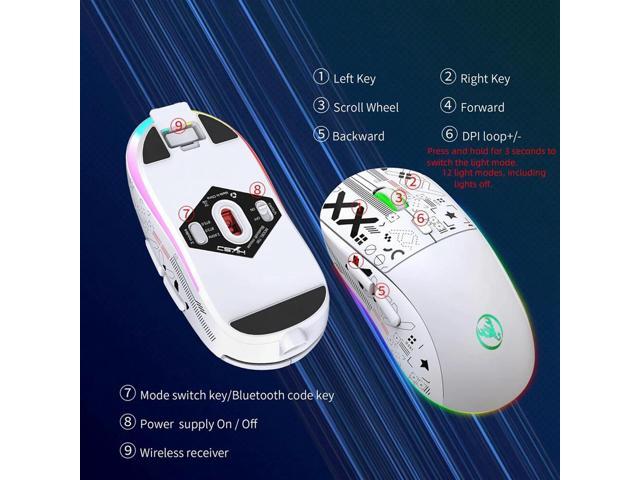Click here for Ageryu HXSJ T90 2.4G Wireless Mechanical Mouse RGB... prices